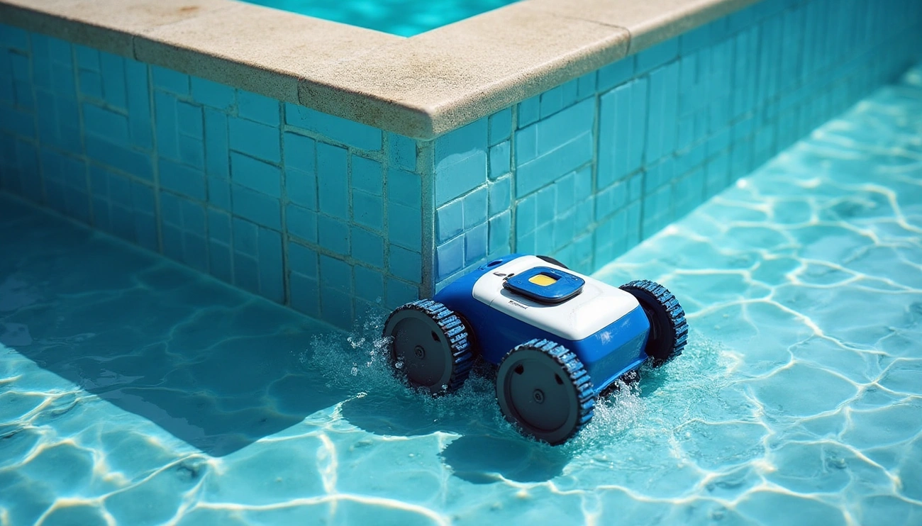 Cleaning Pool Corners with Robots